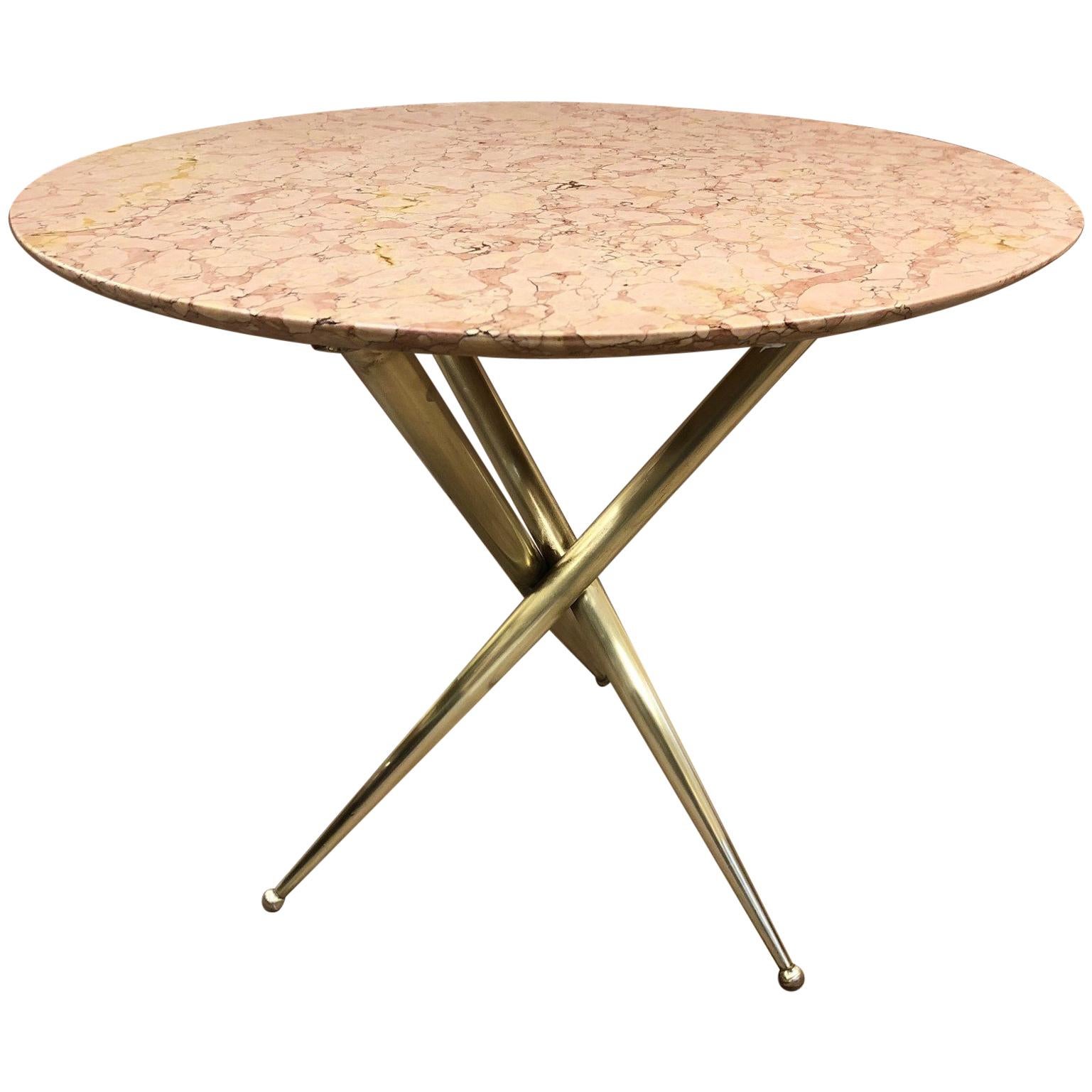 Italian Sputnik Side Table In The Manner Of Gio Ponti 1950 at 1stdibs