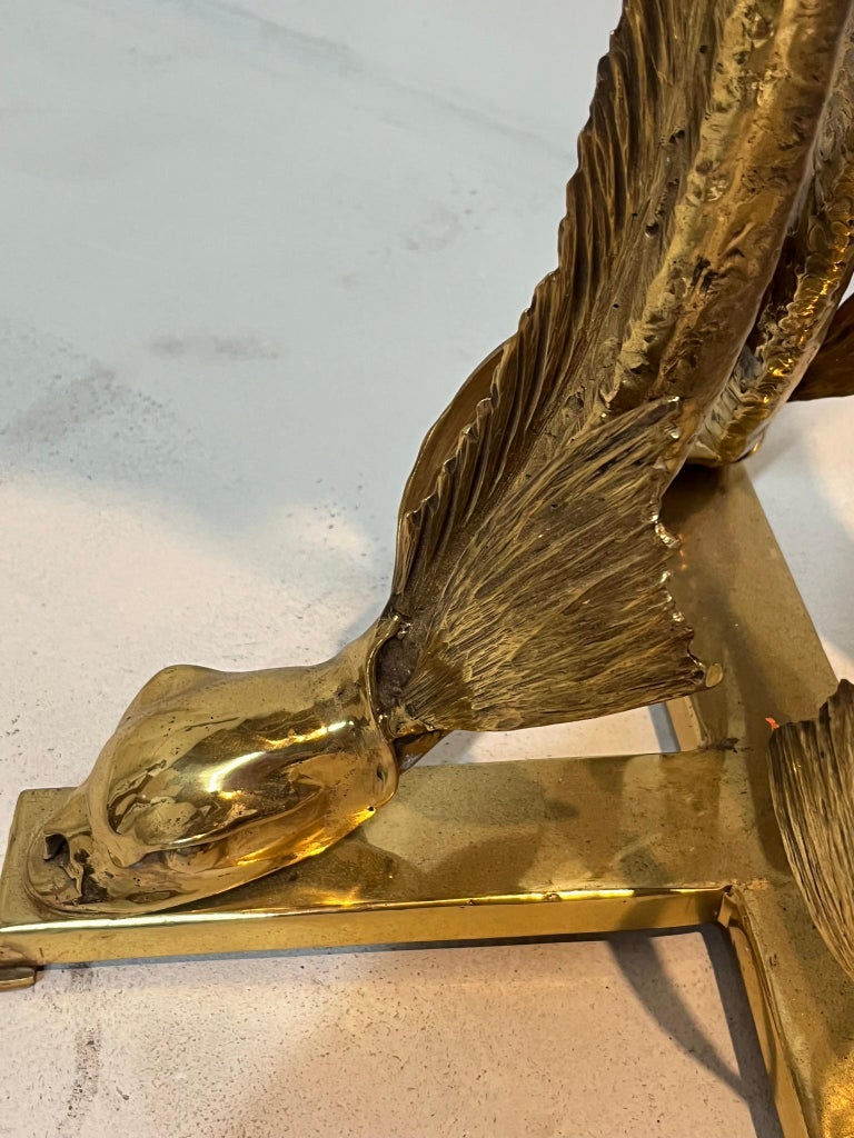 Bronze Black and gold Portor Marble Top Gueridon by Jacques Duval ...