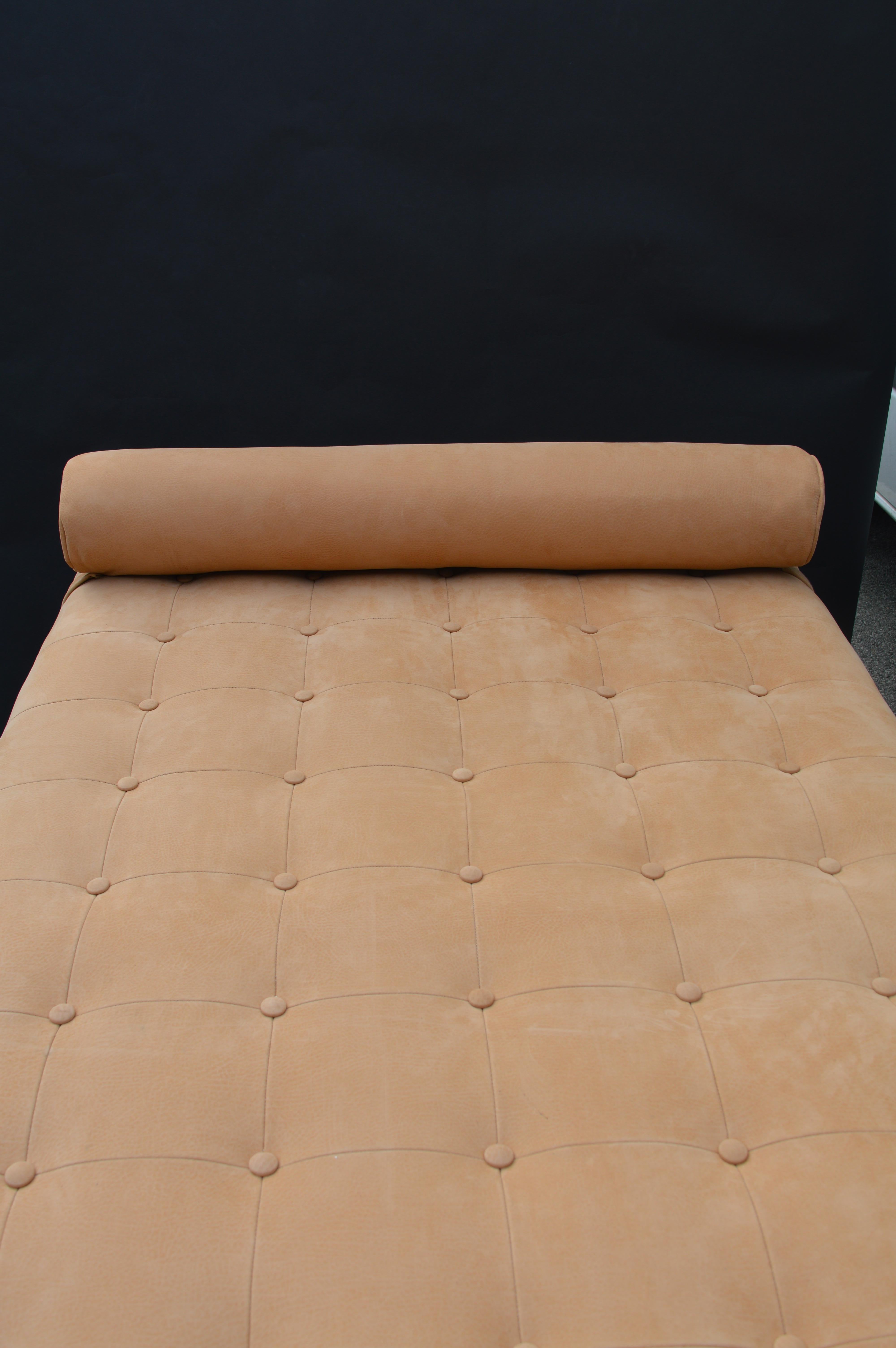 Bronze and Suede Day Bed or Coffee Table at 1stDibs