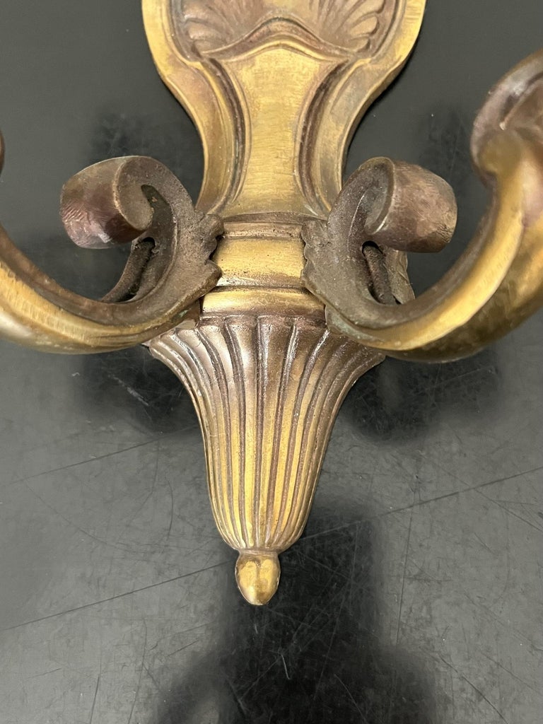 Bronze Art Deco Wall Sconce For Sale at 1stDibs