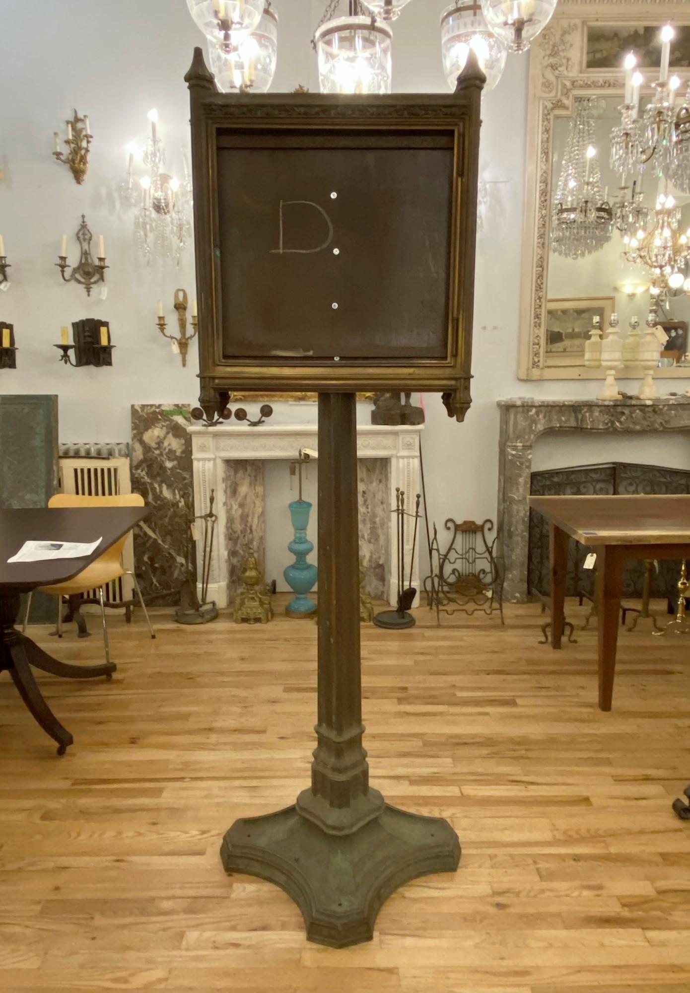 Bronze Building Directory NYC Woolworth Building Gothic Revival For ...