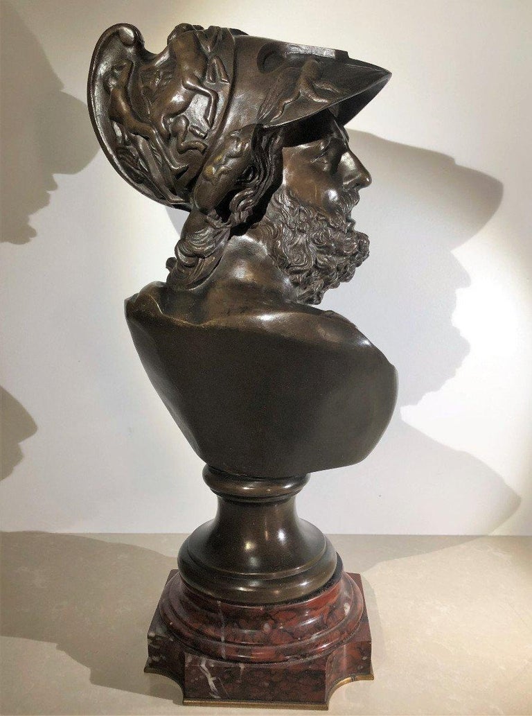 Bronze Bust, After the Antique, 19th Century For Sale at 1stDibs