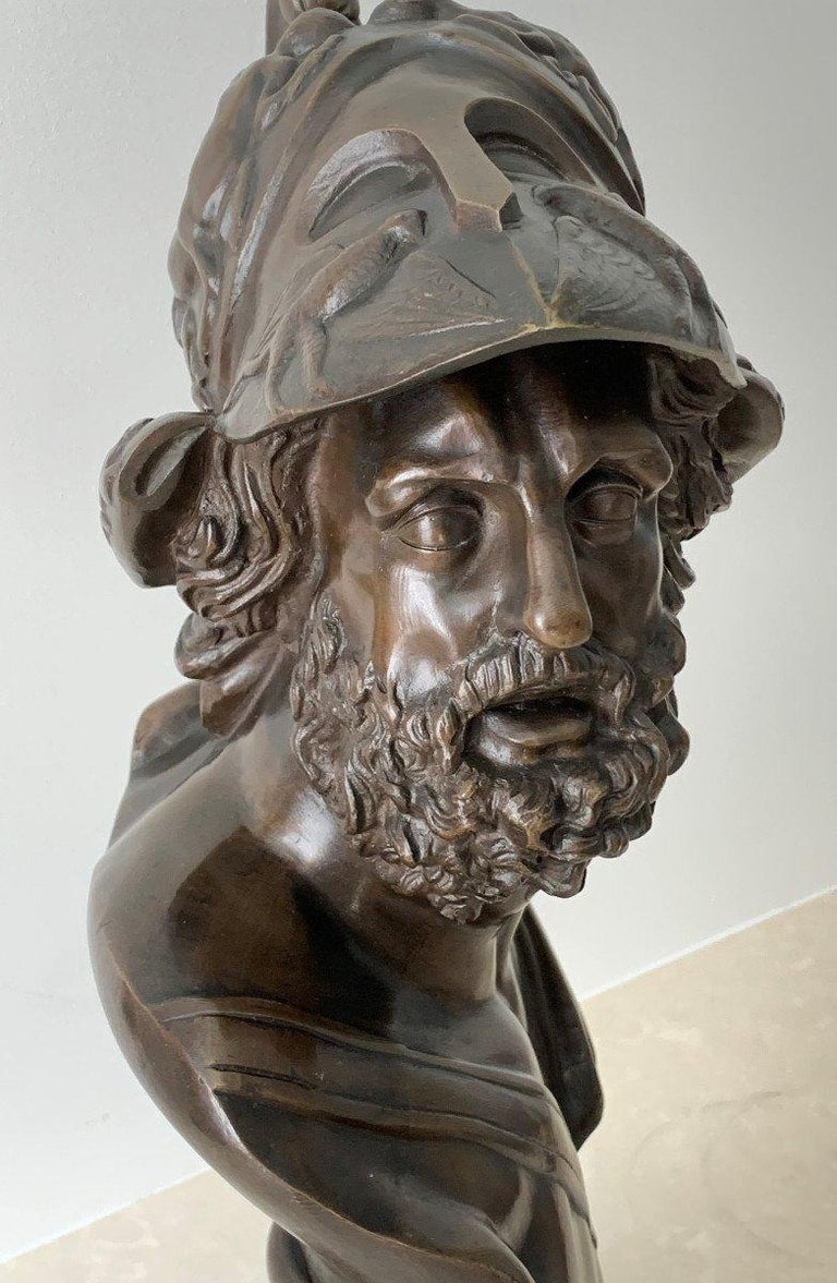 Bronze Bust, After the Antique, 19th Century For Sale at 1stDibs