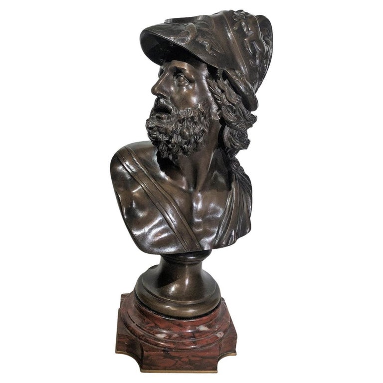 Bronze Bust, After the Antique, 19th Century For Sale at 1stDibs