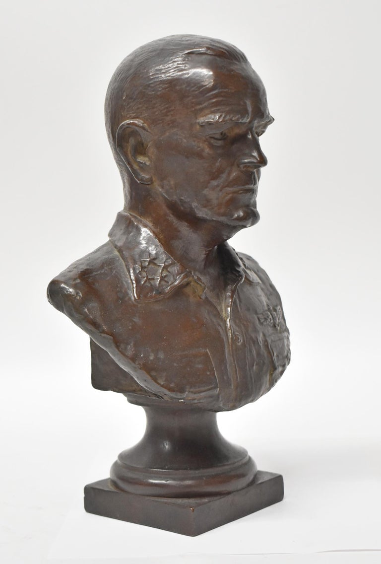 Bronze Bust of 5 Star Admiral "Halsey" by Wheeler Williams For Sale at ...