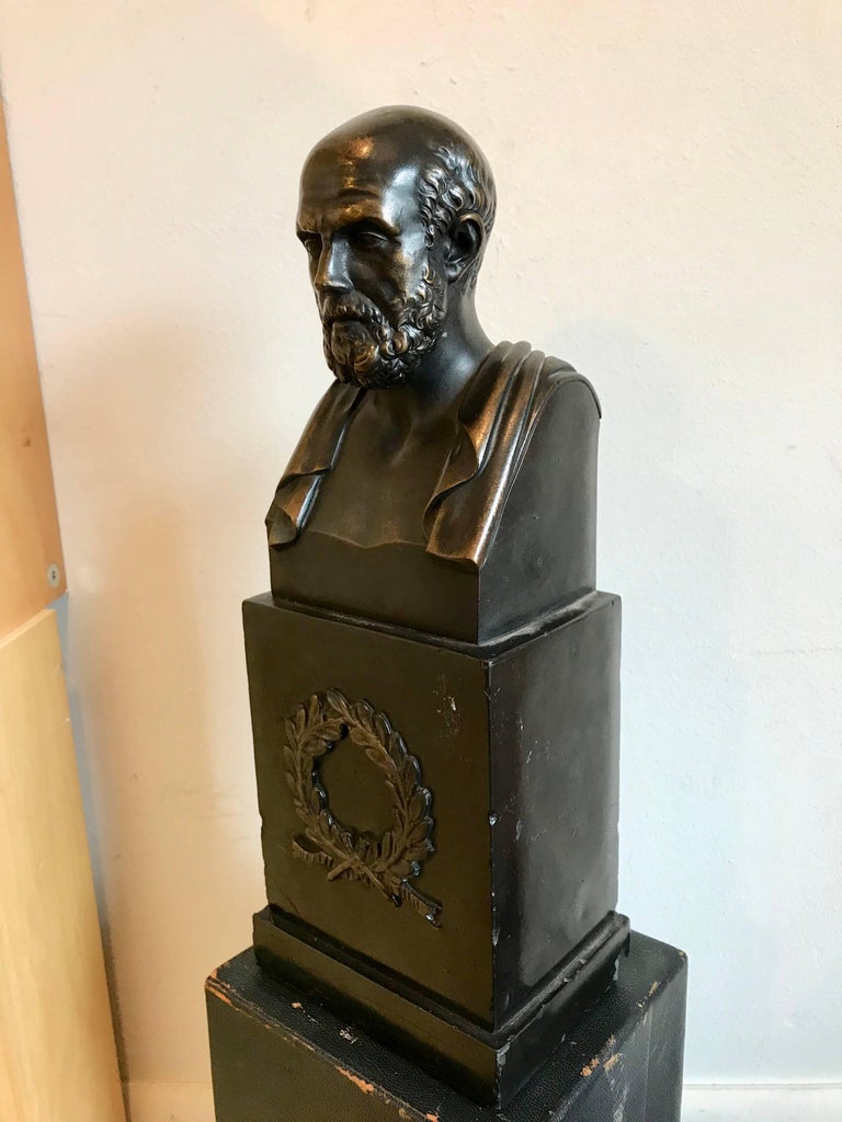 Bronze Bust of Hippocrates "The Father of Medicine" at 1stDibs