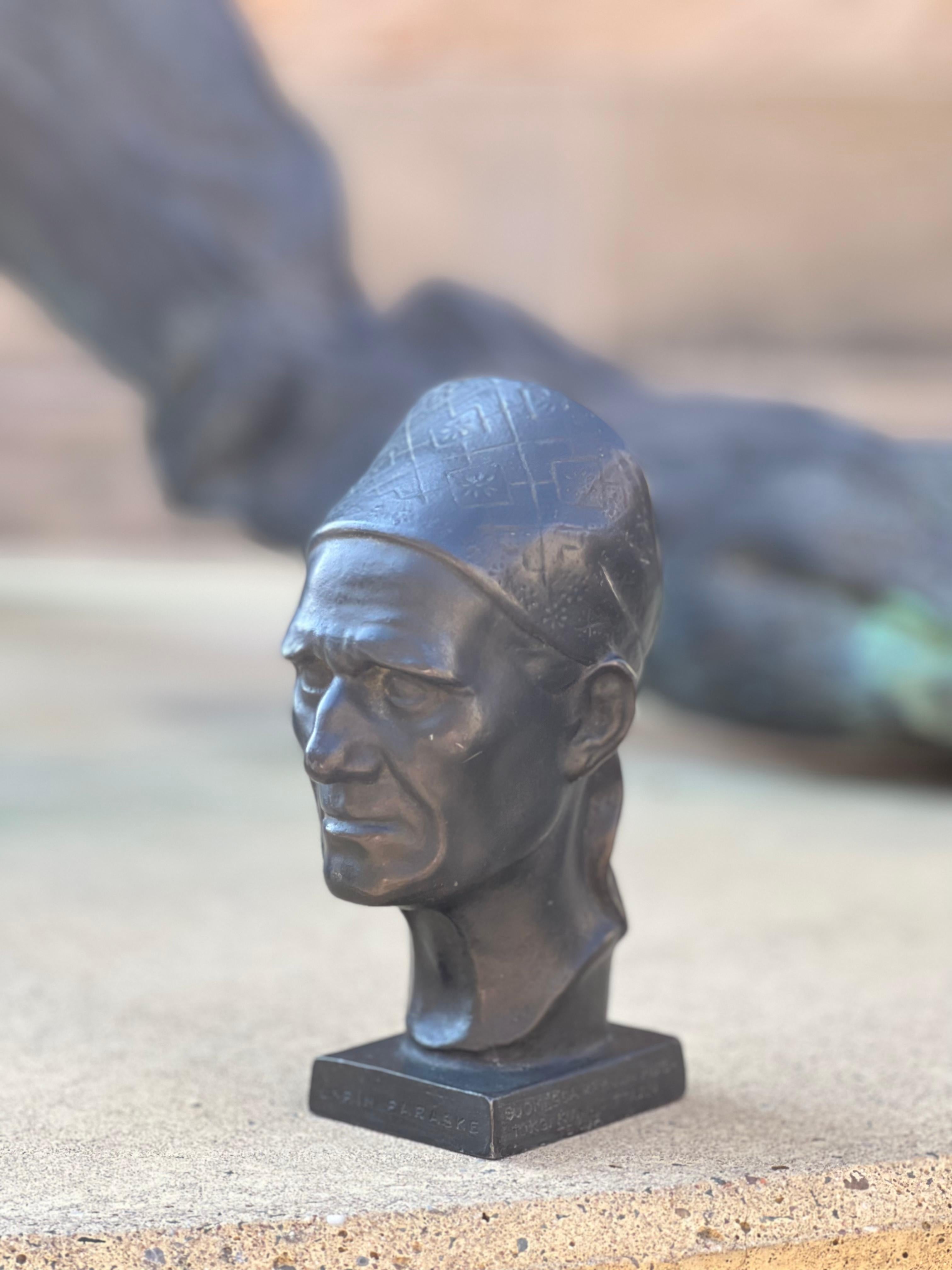 Bronze Bust of Larin Paraske, by Artist Alpo Sailo 'Signed', 1935 ...