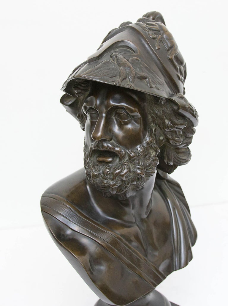 Bronze Bust of Menelaus King of Sparta Grand Tour For Sale at 1stDibs ...