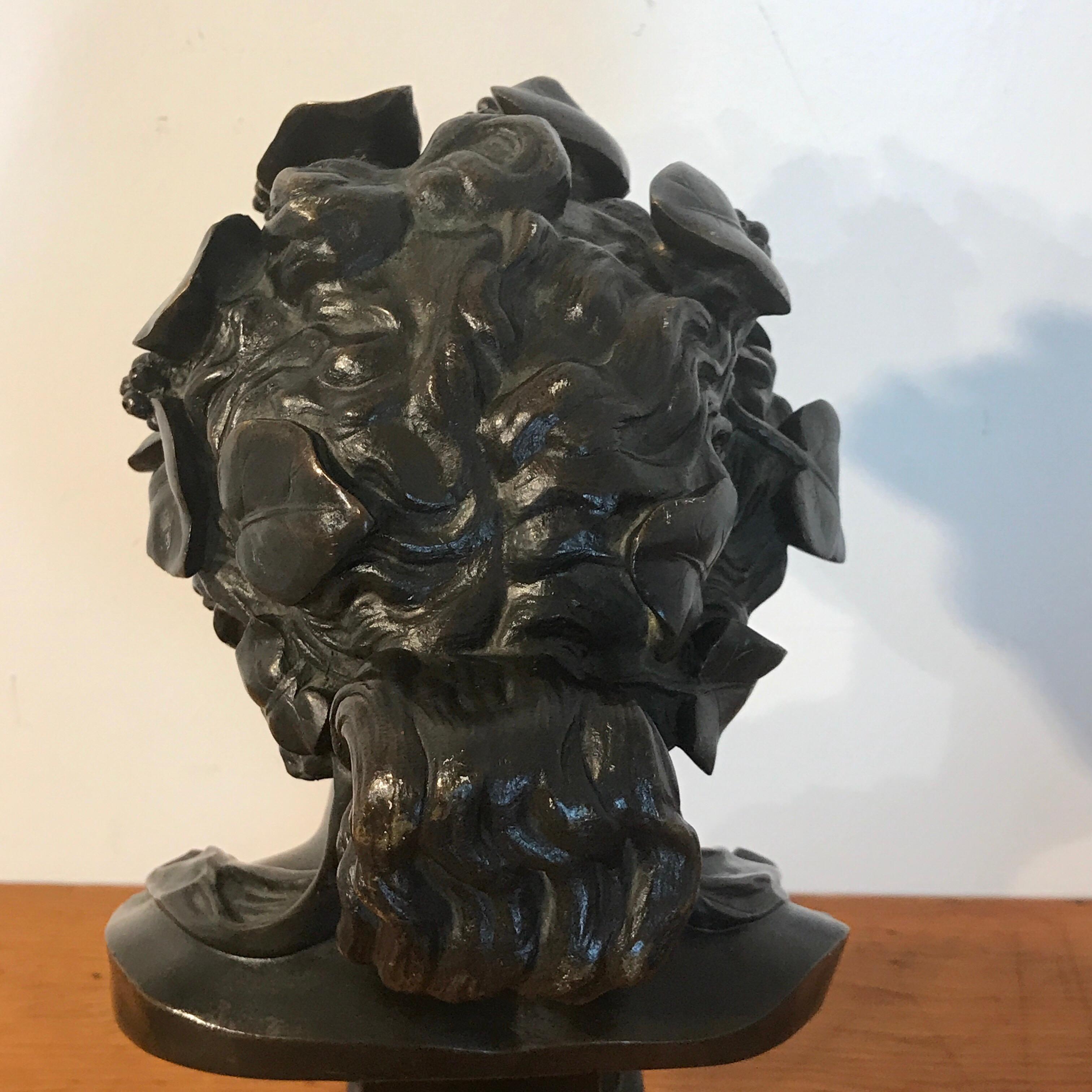 Bronze Bust of Young Bacchus, Attributed to F. Barbedienne at 1stDibs ...
