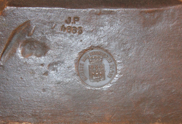 Bronze Buste Signed Emmanuel Villanus, La Sybille For Sale at 1stDibs