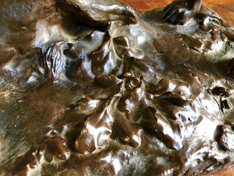 Bronze by Augustus Cain, Hunting Dog, 19th Century at 1stDibs