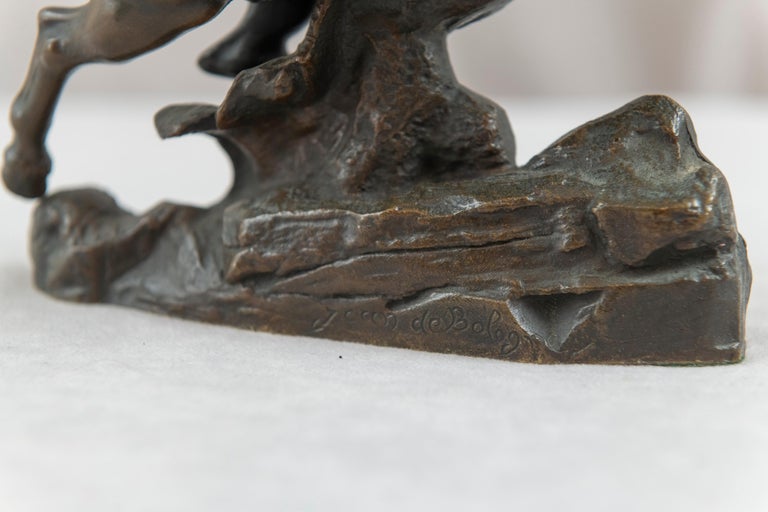 Bronze Centaur w/Achilles, French, ca. 1890, "The Education of Achilles ...