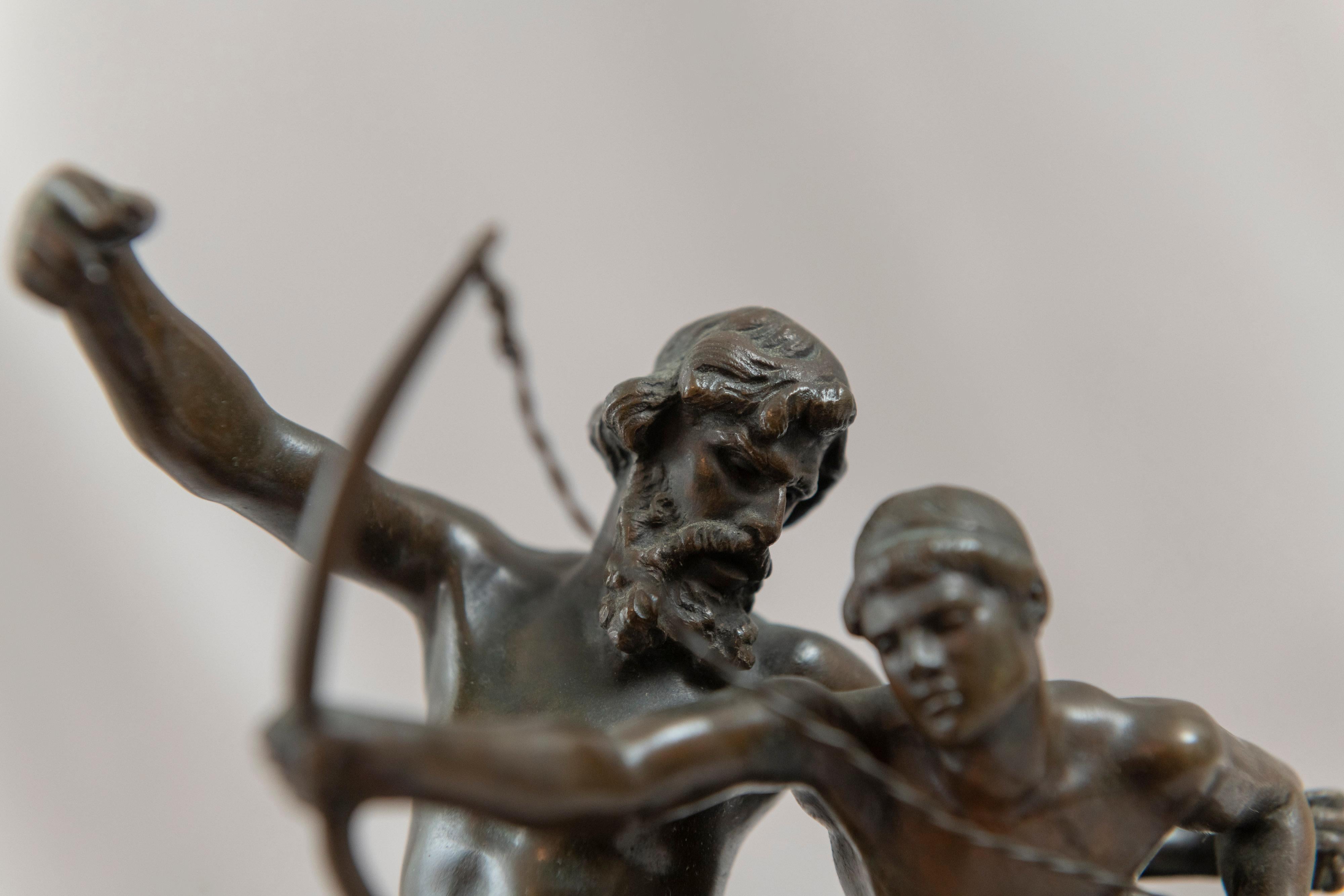 Bronze Centaur w/Achilles, French, ca. 1890, "The Education of Achilles ...