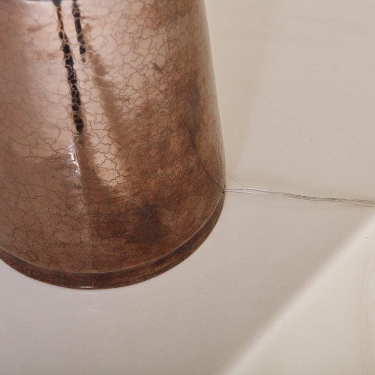 Bronze Ceramic Table Lamp, France 20th Century at 1stDibs