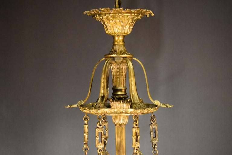Bronze Chandelier For Sale at 1stDibs