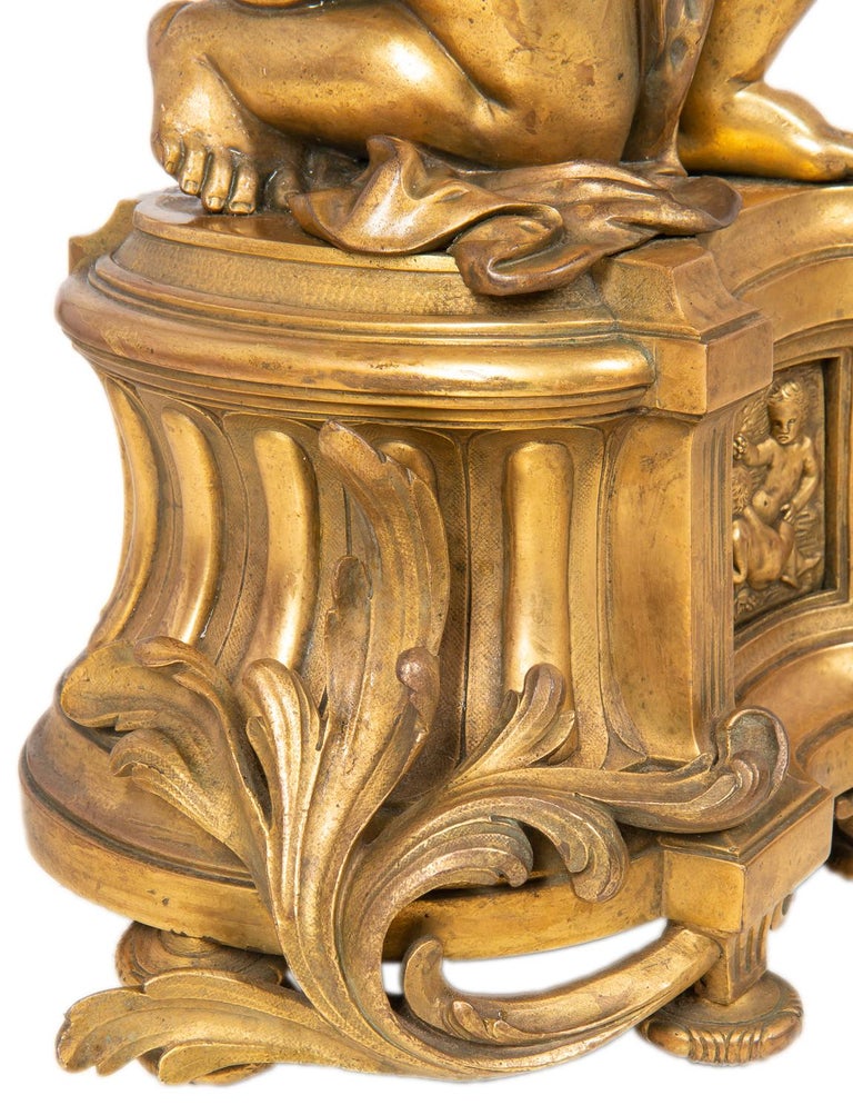 Bronze Cherub Side Table, circa 1920 For Sale at 1stDibs