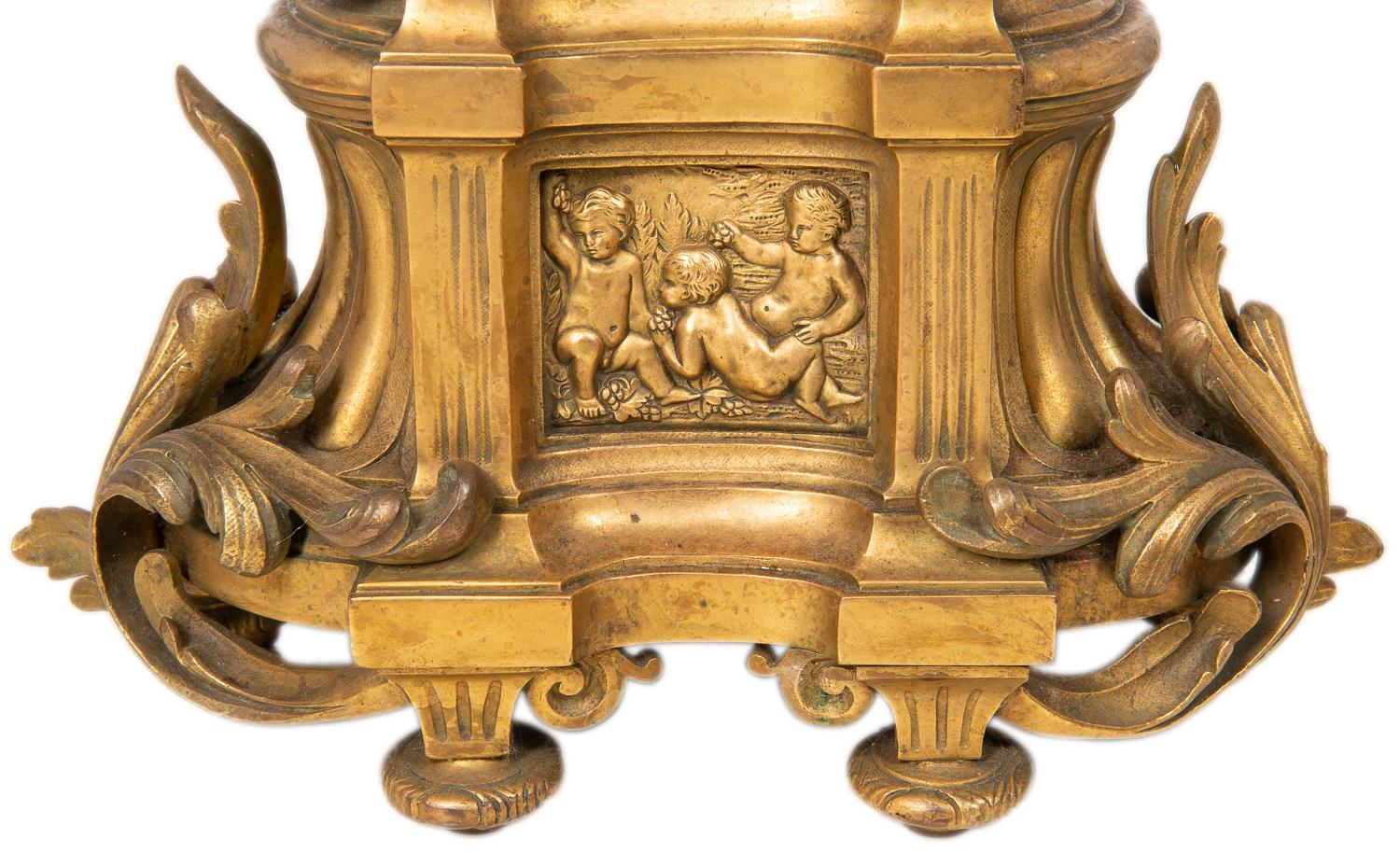 Bronze Cherub Side Table, circa 1920 at 1stDibs | cherub table