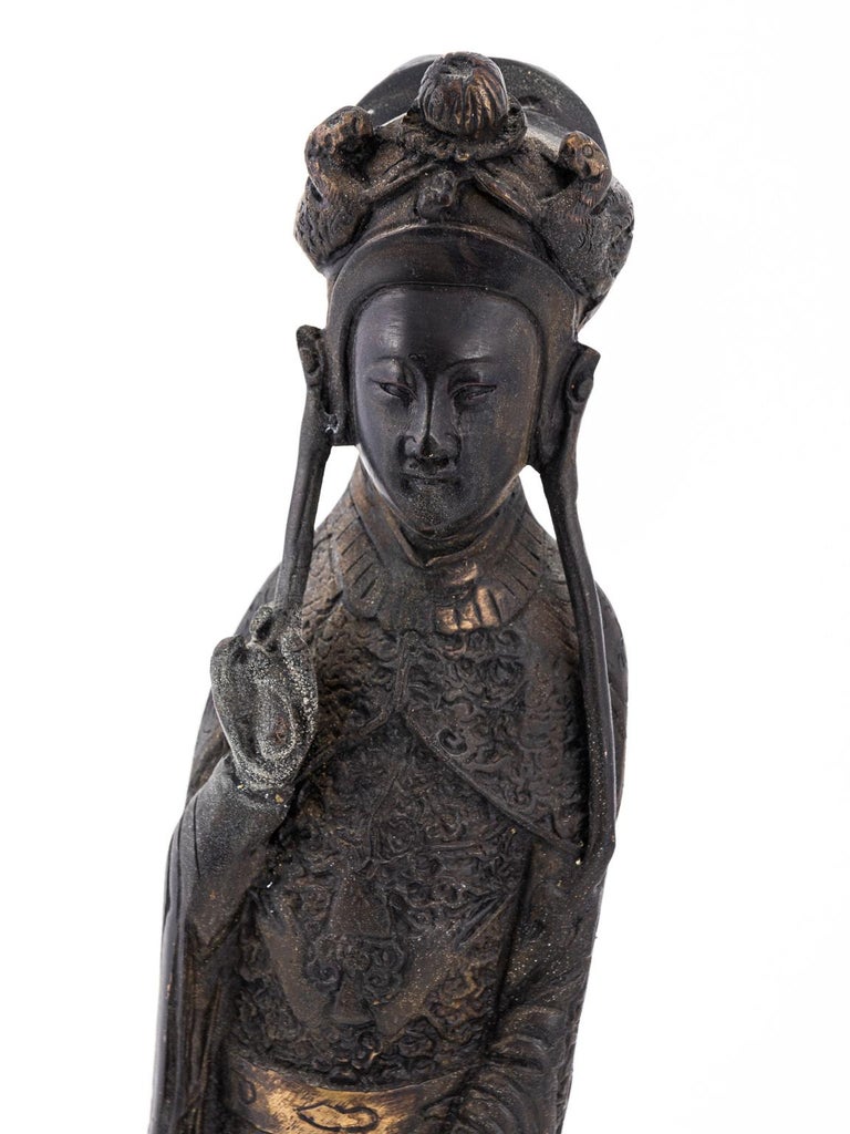 Bronze Chinese Figure For Sale at 1stDibs