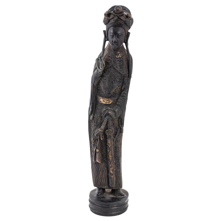 Bronze Chinese Figure For Sale at 1stDibs
