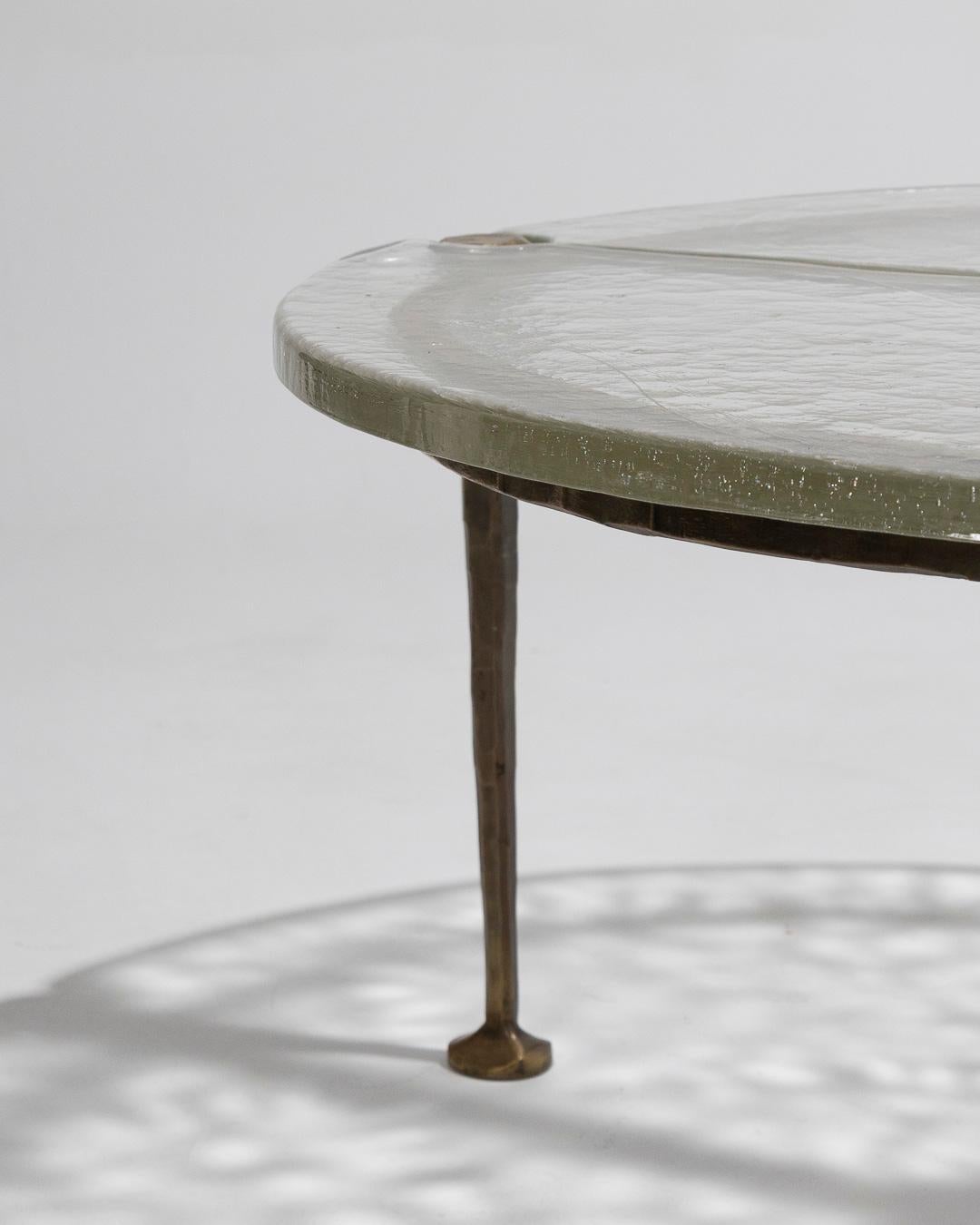 Bronze Coffee Table by Lothar Klute, 1980s For Sale at 1stDibs