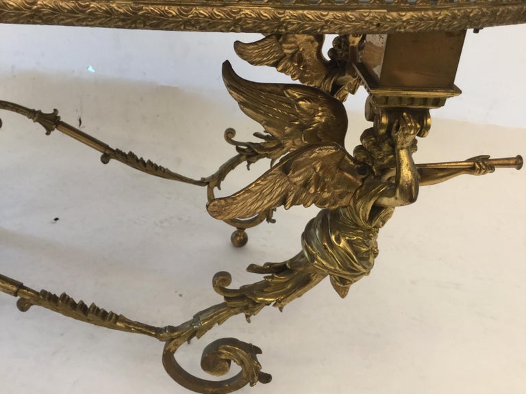Bronze Coffee Table with Cherubs, 1940s For Sale at 1stDibs | cherub ...