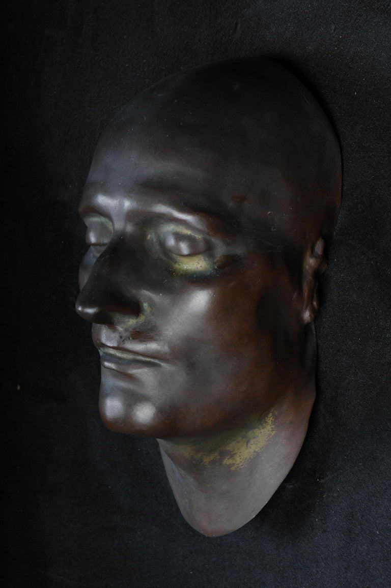 Bronze Death Mask of the Emperor Napoleon I Bonaparte Antique at 1stDibs