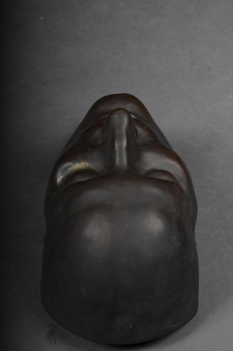 Bronze Death Mask of the Emperor Napoleon I Bonaparte Antique at ...