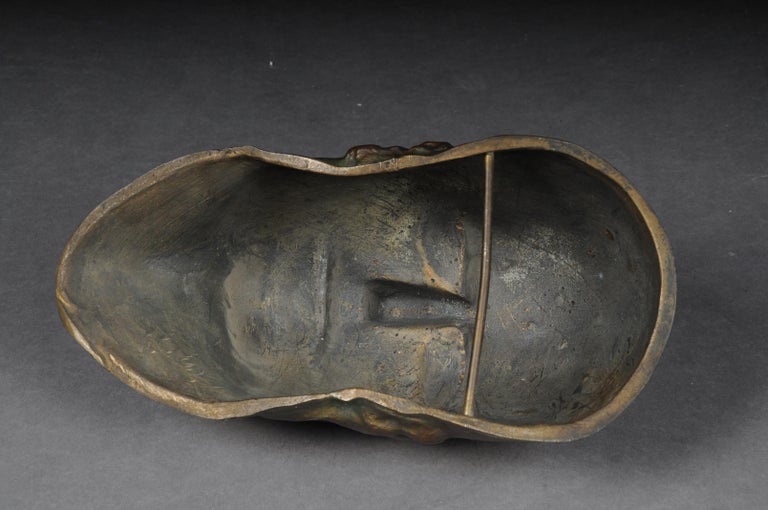 Bronze Death Mask of the Emperor Napoleon I Bonaparte Antique at 1stDibs