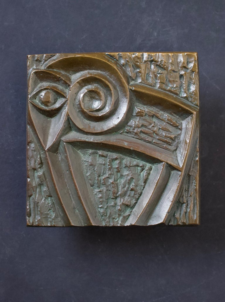 Bronze Door Handle with Modernist Zoomorphic Motif, 20th Century ...