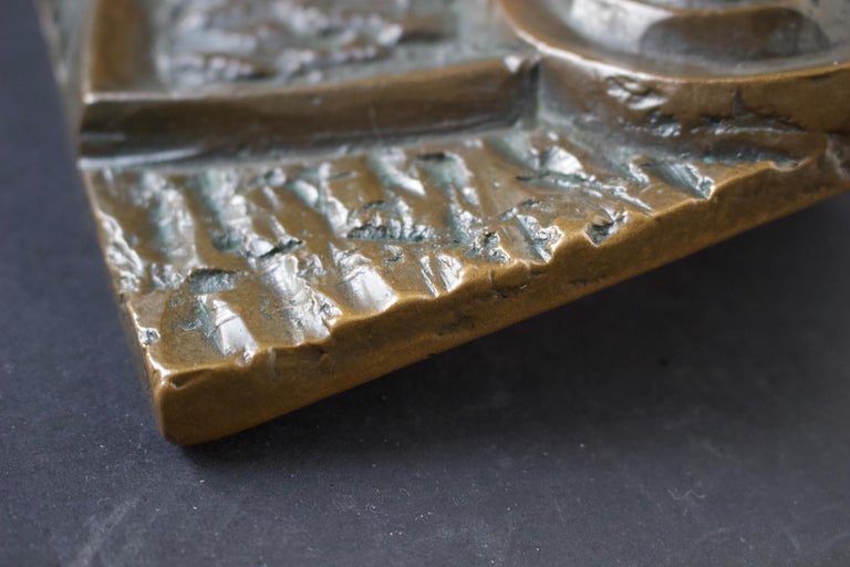 Bronze Door Handle with Modernist Zoomorphic Motif, 20th Century ...