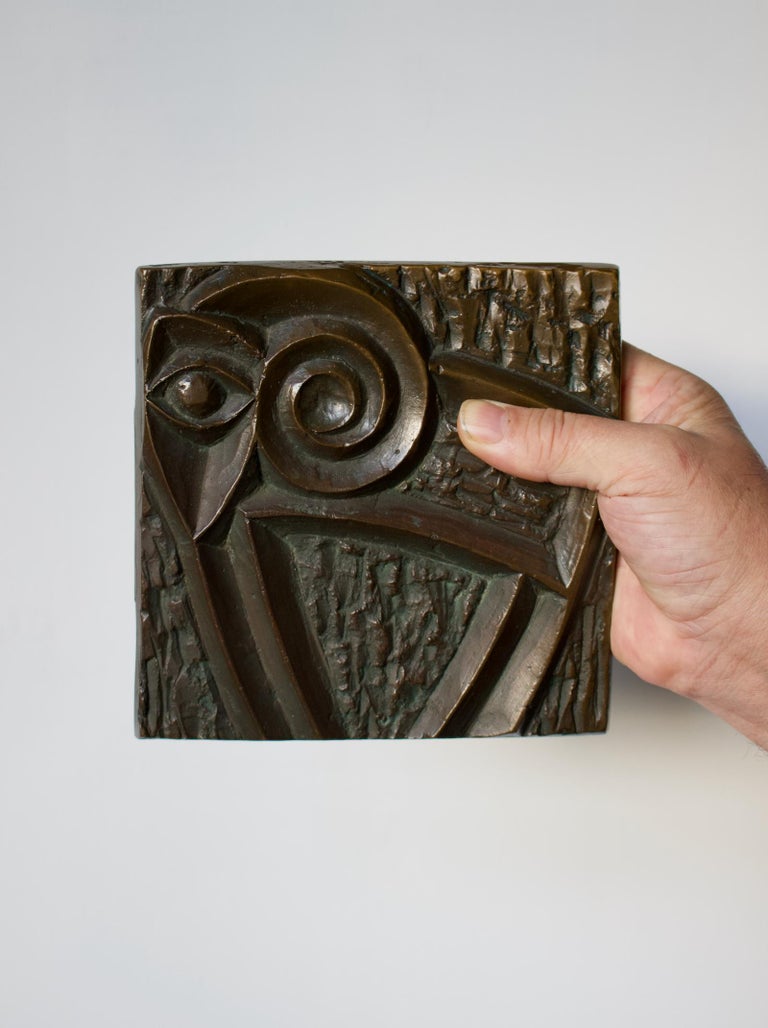 Bronze Door Handle with Modernist Zoomorphic Motif, 20th Century ...