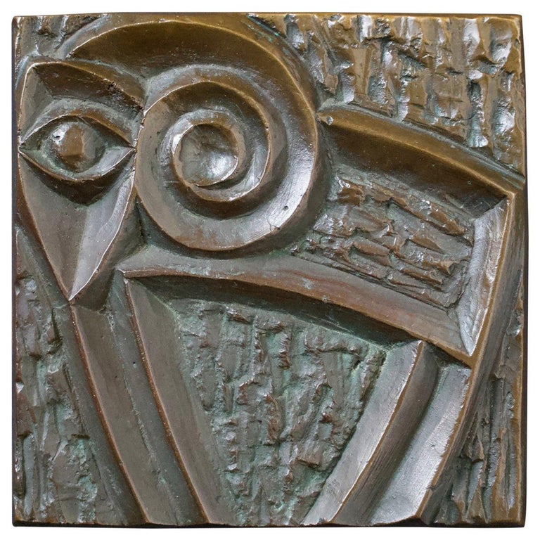 Bronze Door Handle with Modernist Zoomorphic Motif, 20th Century ...