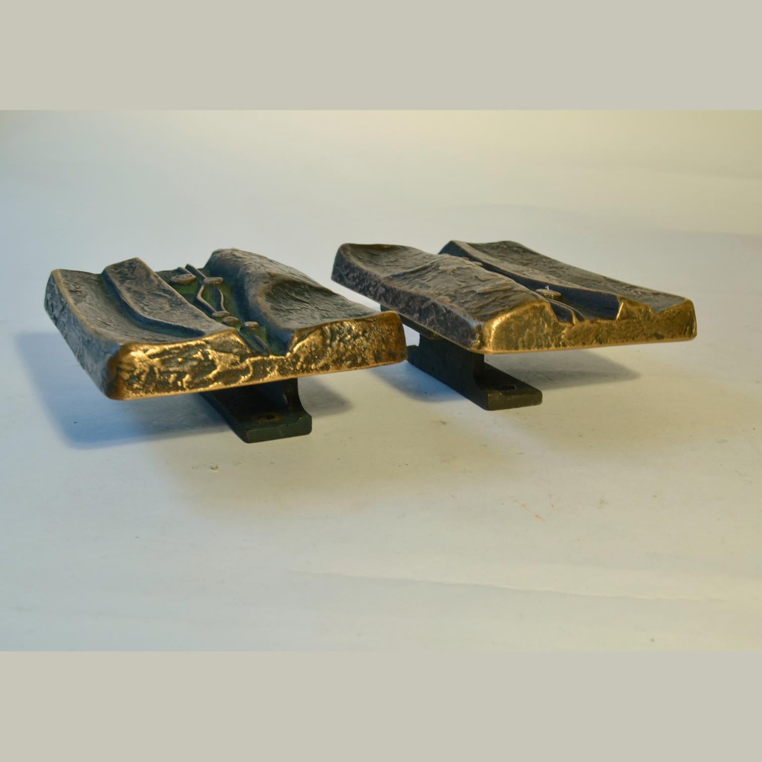 Architectural Bronze Push Pull Door Handles, Letterbox and Bell with ...
