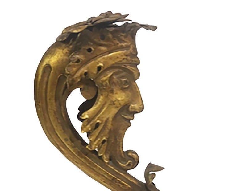 Bronze Dore Faces, A Pair For Sale at 1stDibs