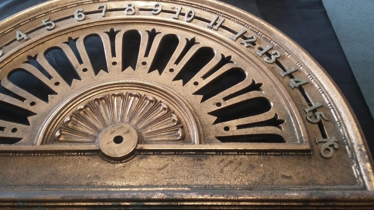 Vintage Bronze Elevator Floor Indicator Sign at 1stDibs | vintage ...