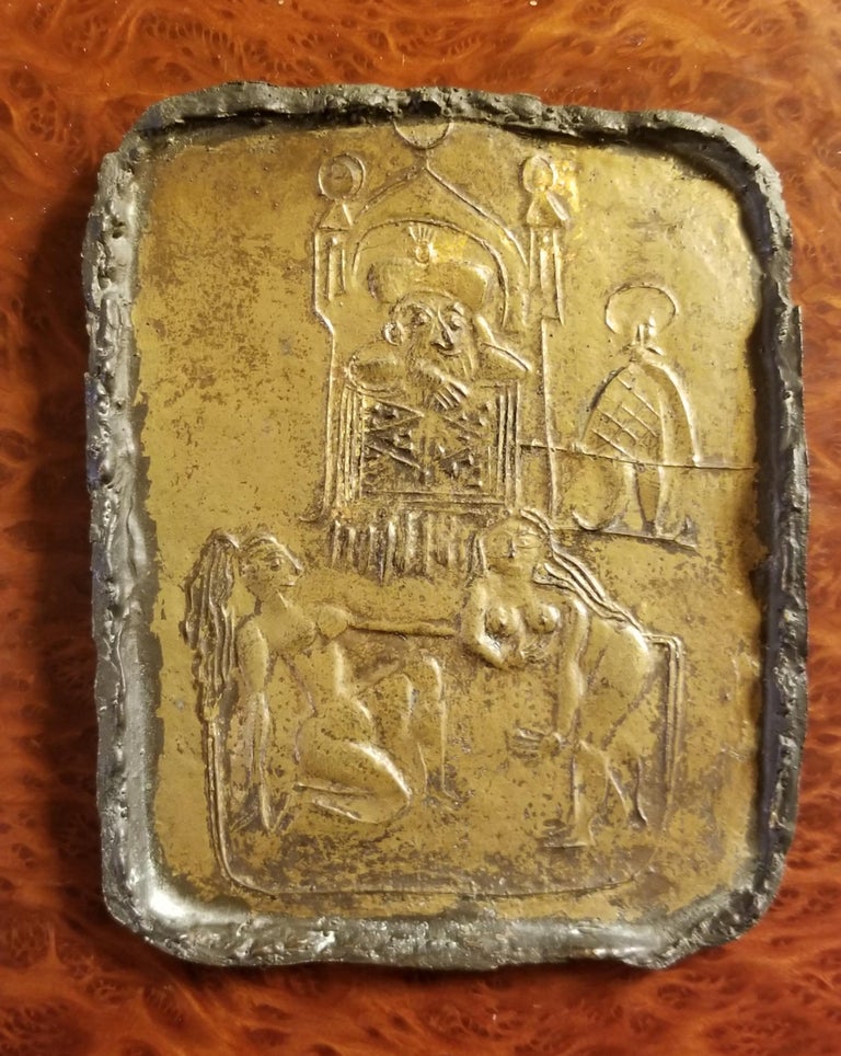 Bronze Erotica Plaque by Max Lacher For Sale at 1stDibs
