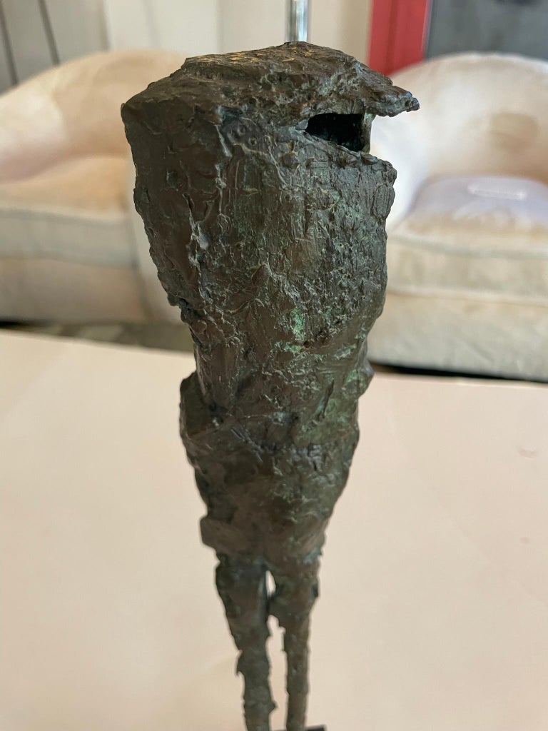 Bronze Expressionist Sculpture, in the Style of Giacometti For Sale at ...