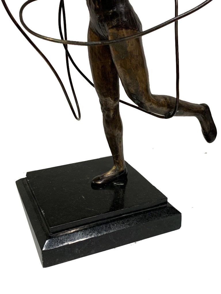 Bronze Female Dancer Sculpture For Sale at 1stDibs