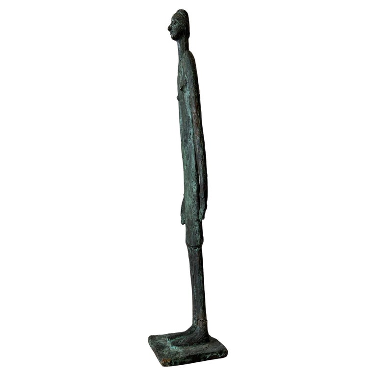 Bronze Female Figure By Anne Van Kleeck ca' 1960's For Sale at 1stDibs