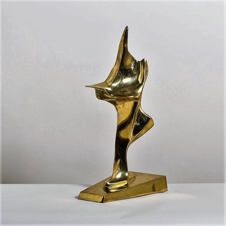 Bronze Figural Sculpture by Dan Blue, Signed and Dated 1976 For Sale at ...