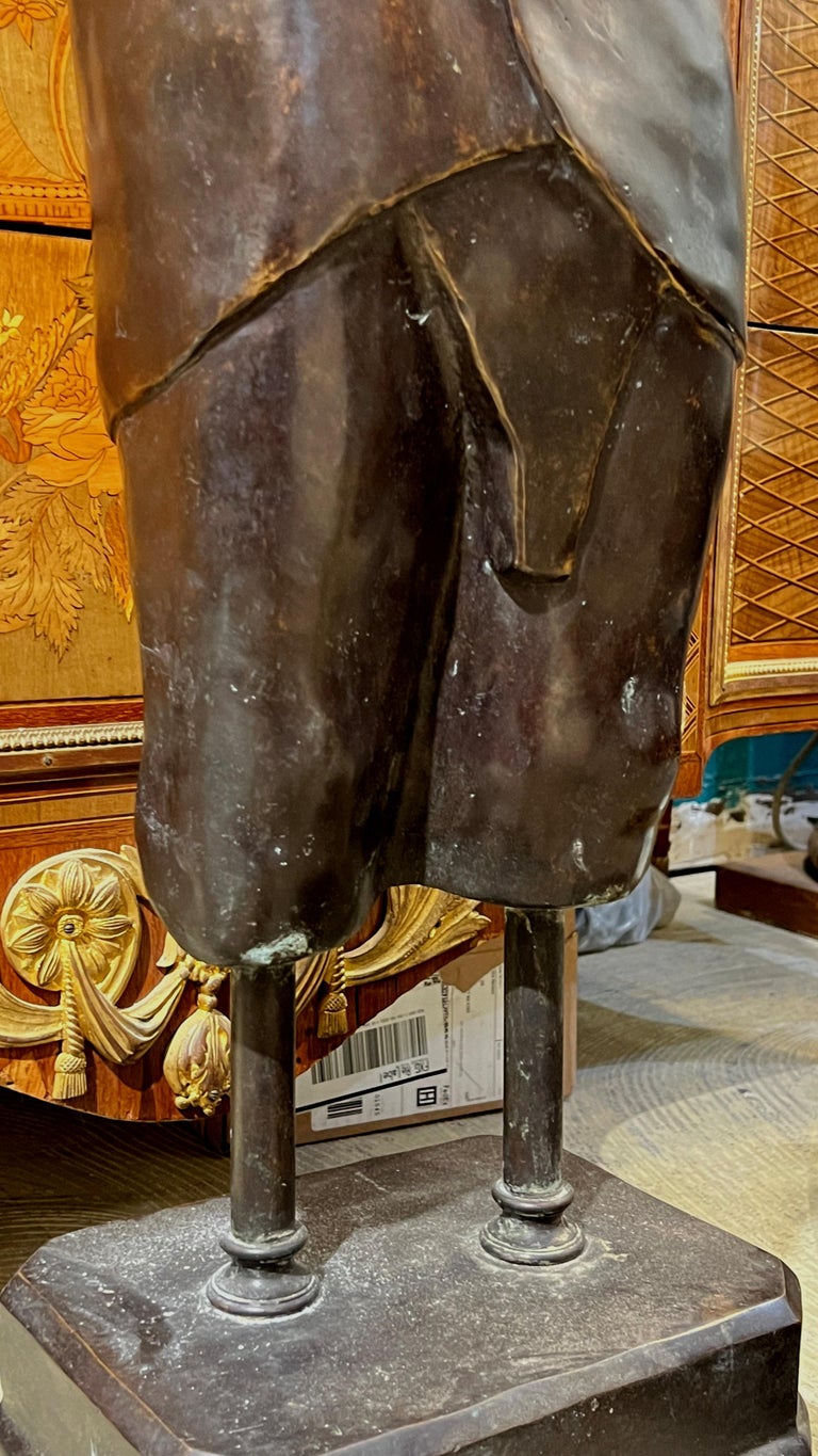 Bronze Figure After the Ancient Egyptian Fragment For Sale at 1stDibs