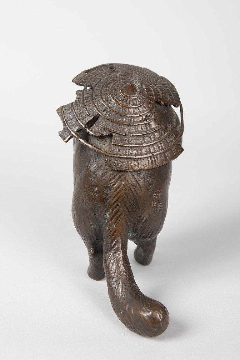 Bronze Figure of a Badger For Sale at 1stDibs