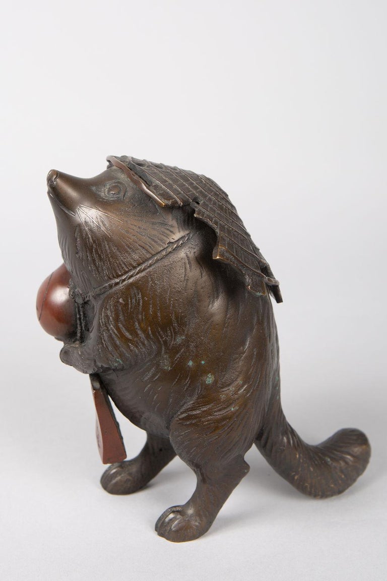 Bronze Figure of a Badger For Sale at 1stDibs