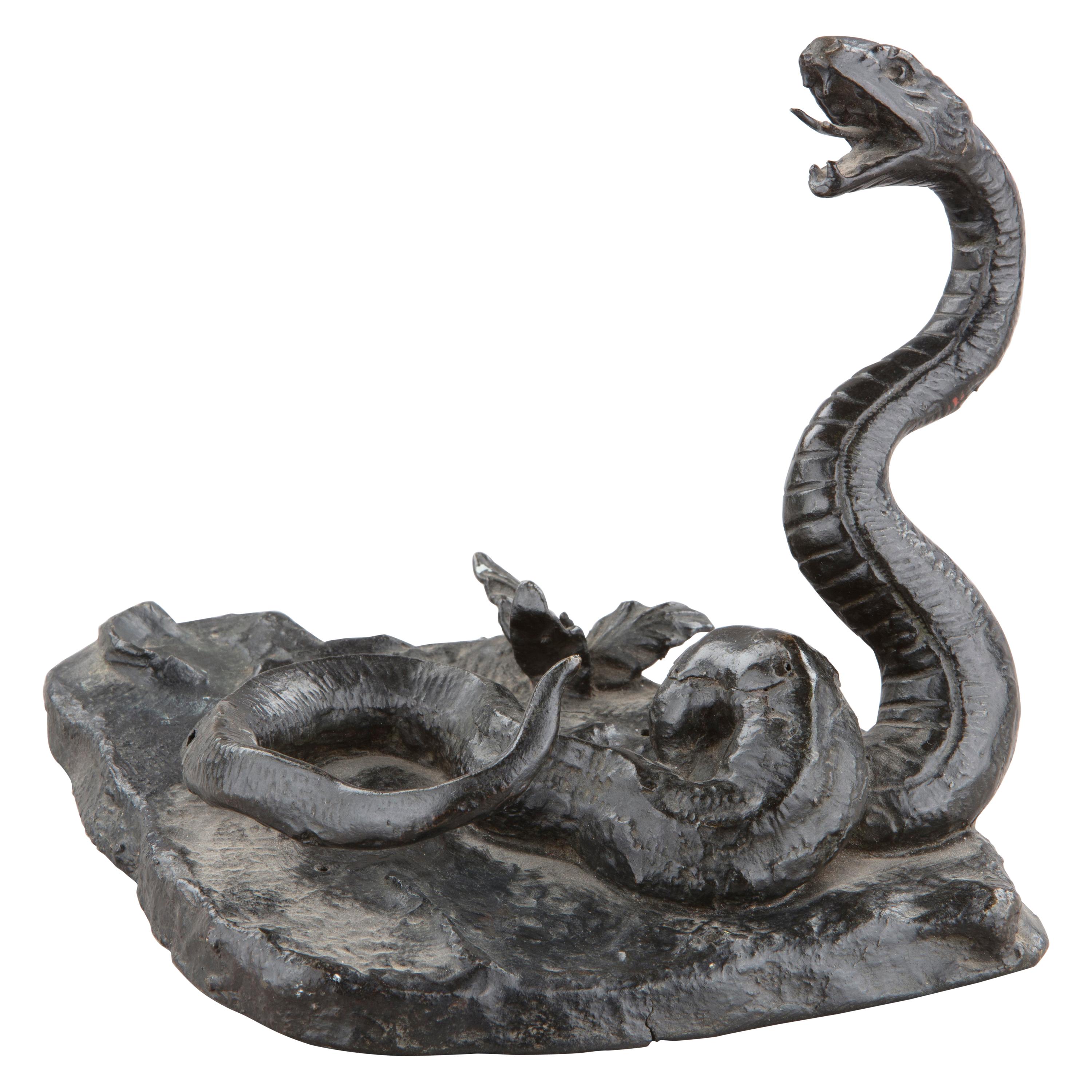 Huge Brass Cobra Snake at 1stDibs