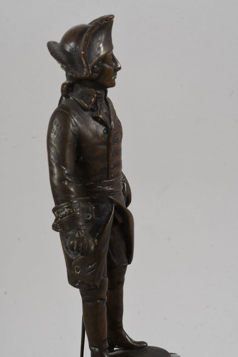 Bronze Figurine of Frédéric on Marble Base, Exquisite Artwork For Sale ...