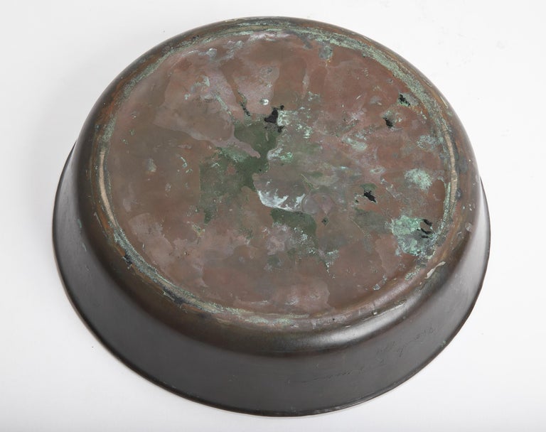 Bronze Fruit Bowl Centerpiece Signed Rhonda Roland Shearer, 1984 For ...