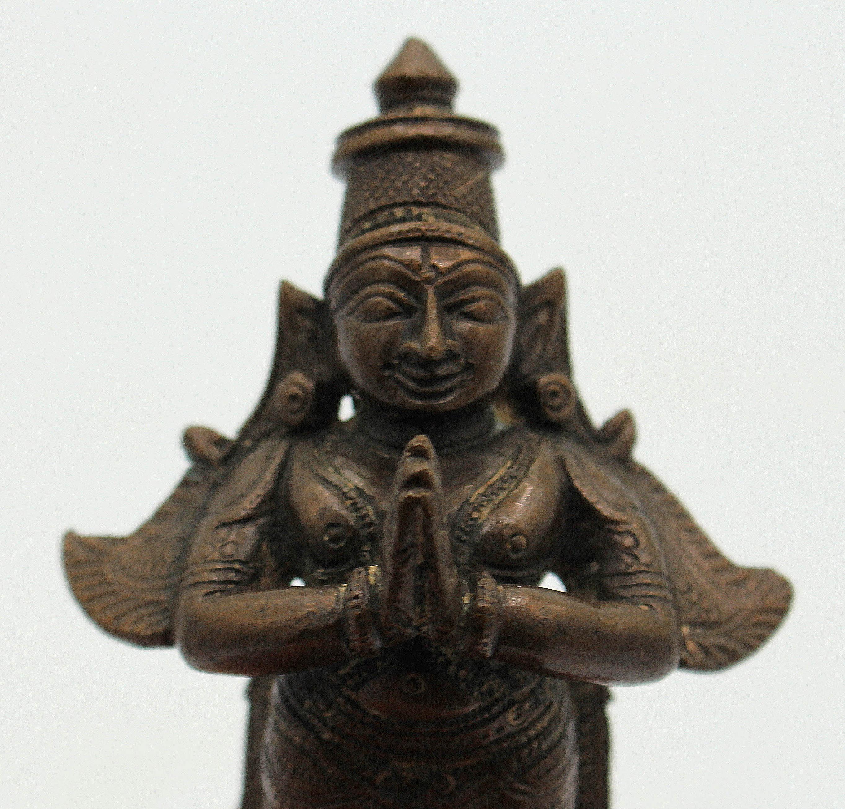 Bronze Garuda in Namaskara Mudra Pose For Sale at 1stDibs