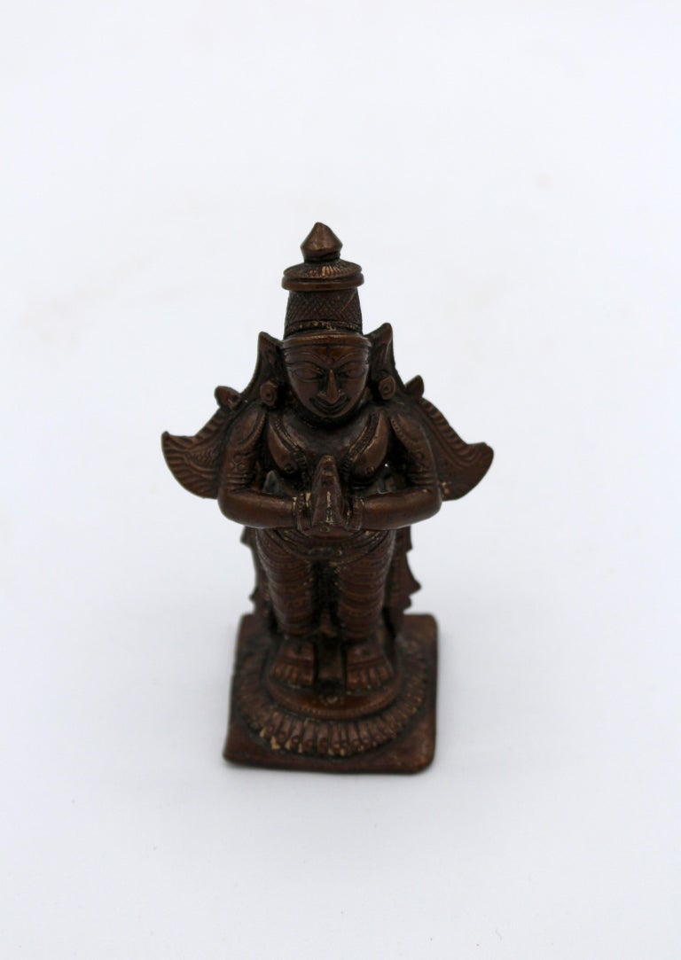 Bronze Garuda in Namaskara Mudra Pose For Sale at 1stDibs