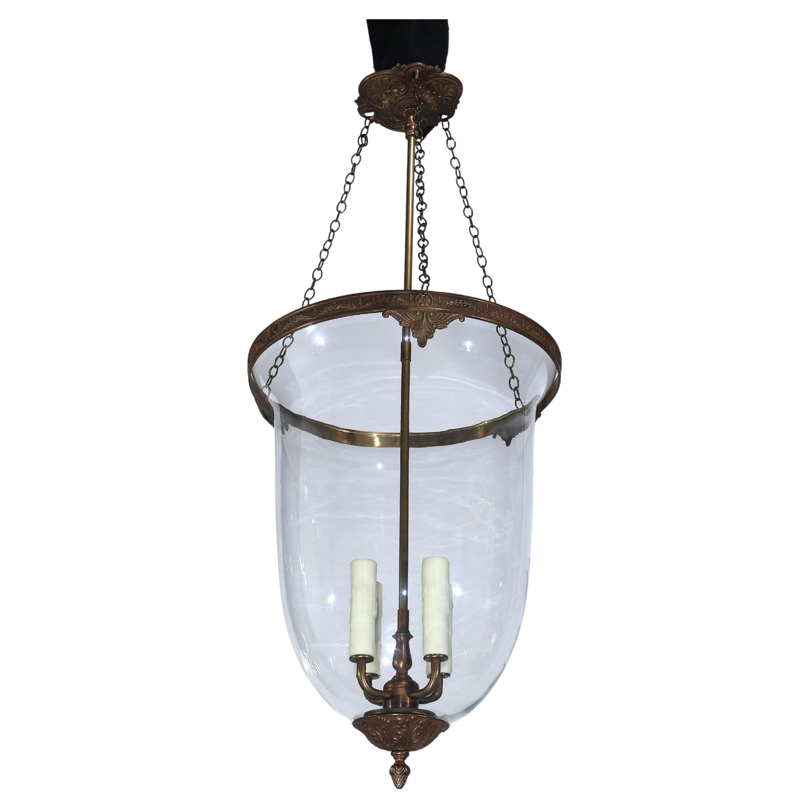 Bronze and Glass Smoke Bells For Sale at 1stDibs