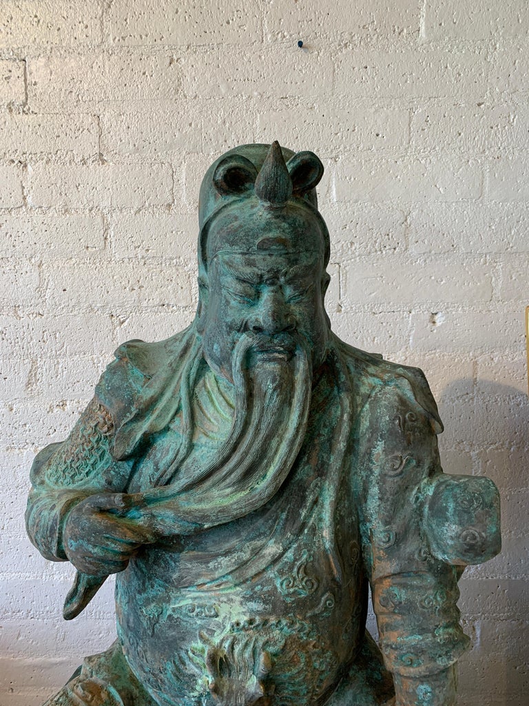 Bronze Guan Yu For Sale at 1stDibs